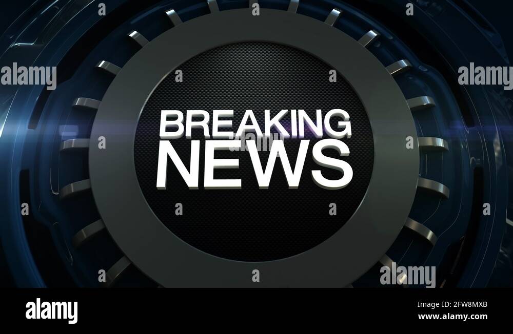 Breaking News intro in 4K Stock Video Footage - Alamy
