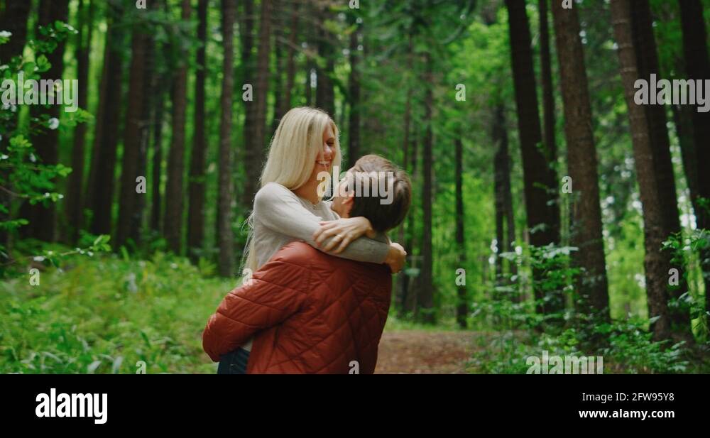 Romantic Couple Kissing Stock Video Footage - Alamy