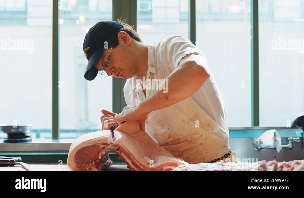 Male butcher standing meat Stock Videos & Footage - HD and 4K Video ...