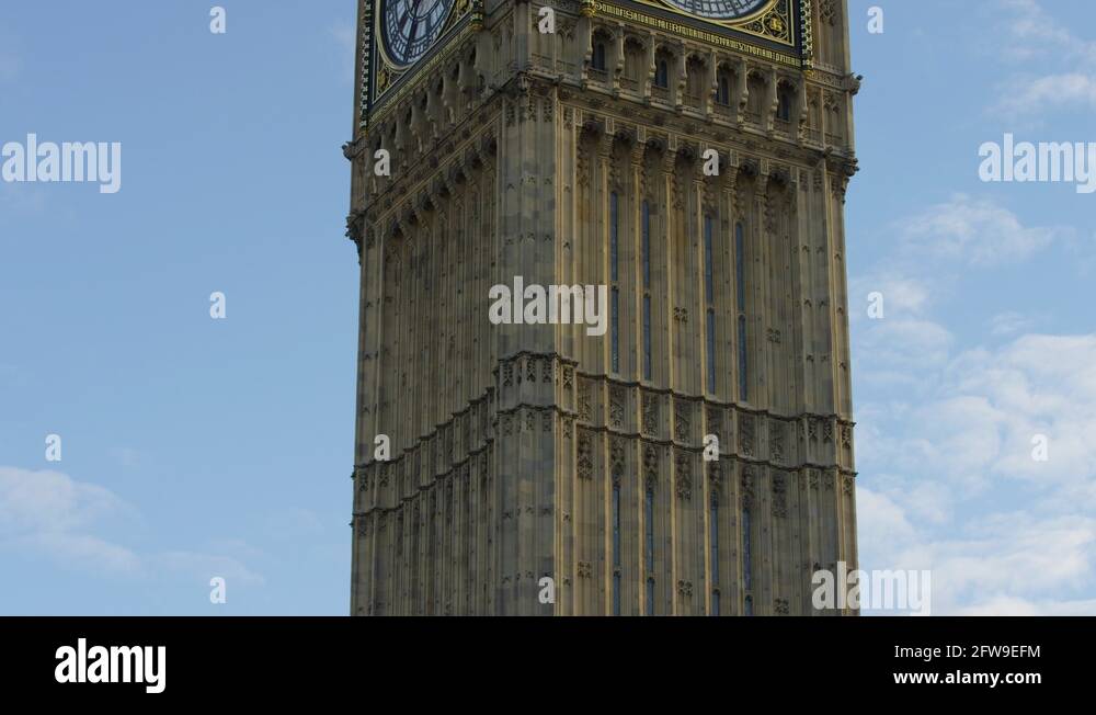 Tilt up of the Big Ben Clock Tower Stock Video Footage - Alamy