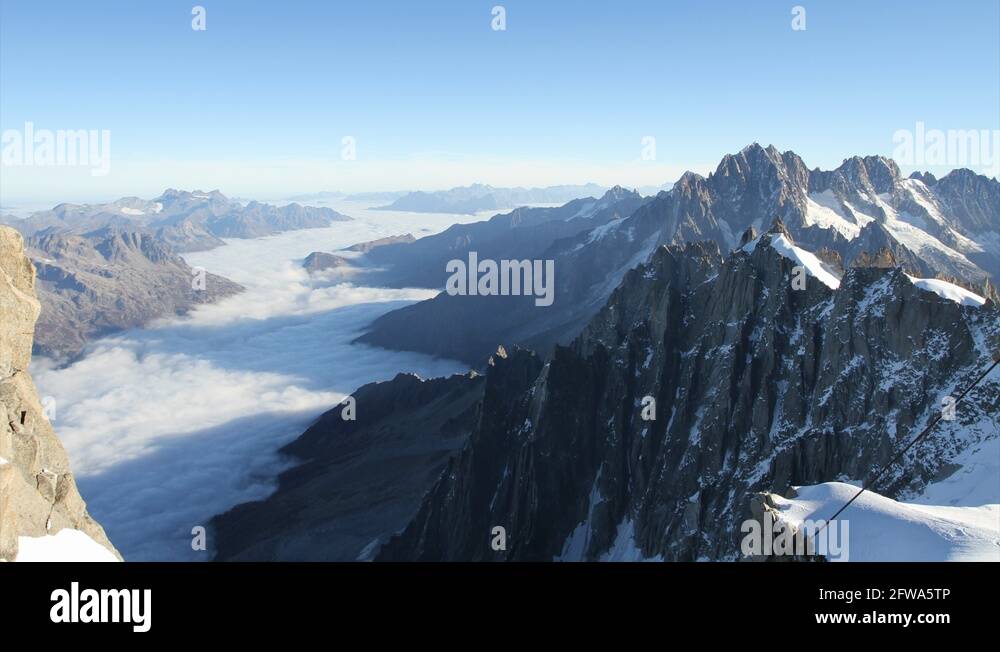 Mont blanc from aiguille du midi Stock Videos & Footage - HD and 4K ...