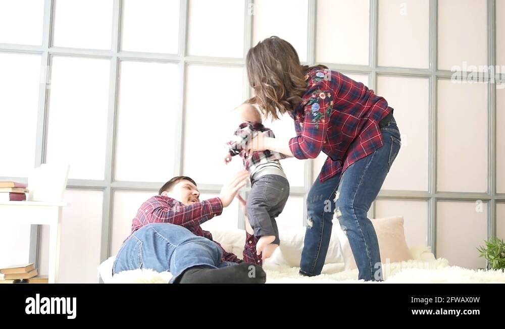 Family with one child playing together Stock Videos & Footage - HD and ...