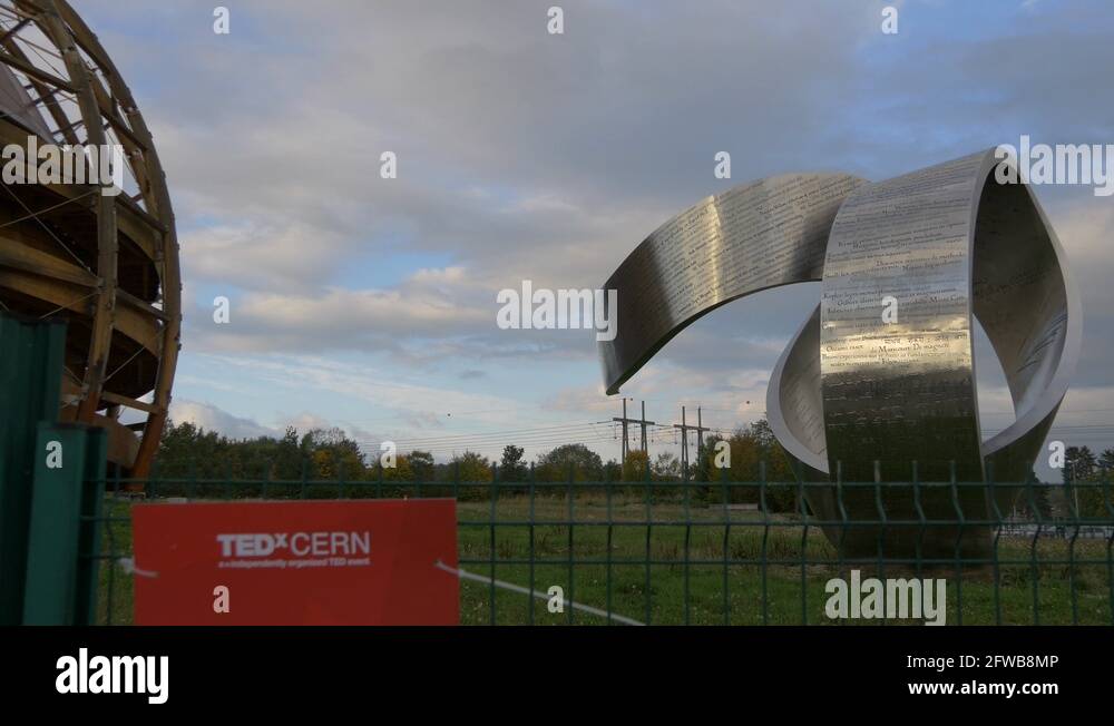 Two landmarks in Place Galileo Galilei, Geneva Stock Video Footage - Alamy