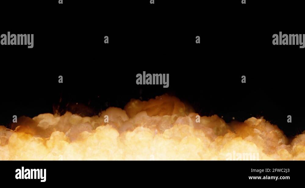 Realistic 4K Ground Explosion and Blasts. VFX element Stock Video ...