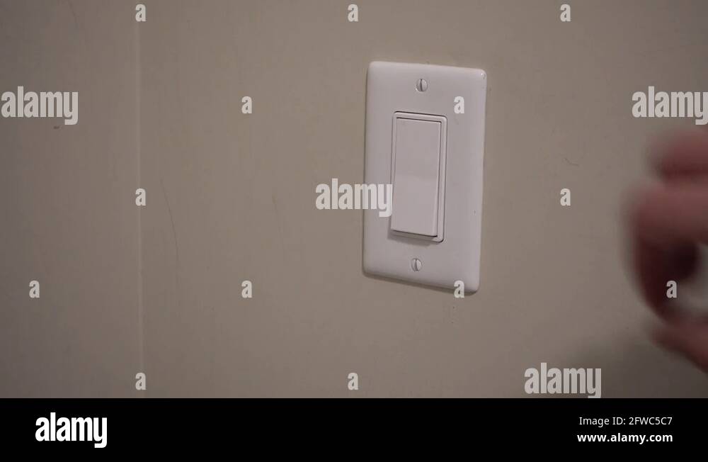 Hand light switch Stock Videos & Footage - HD and 4K Video Clips - Alamy