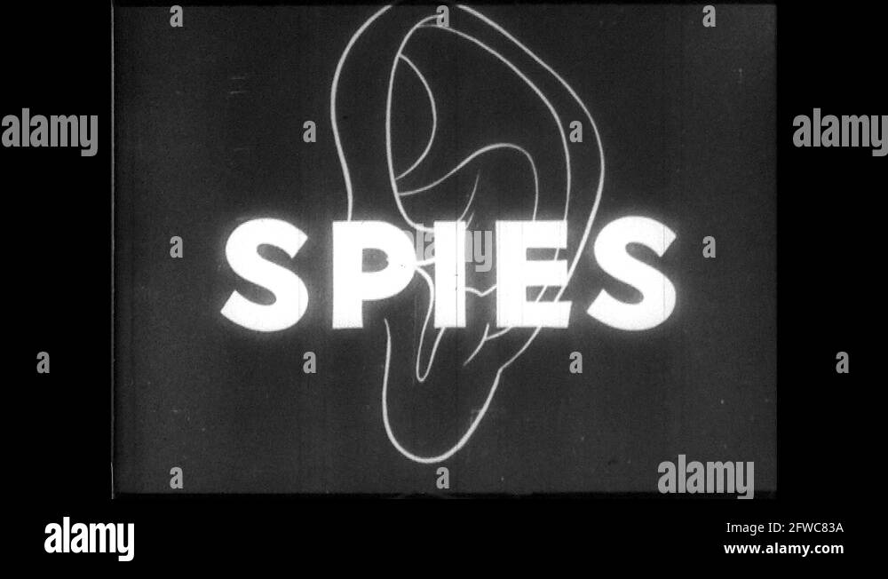 1940s: Animation of Private Snafu cartoon with ear drawing reading ...