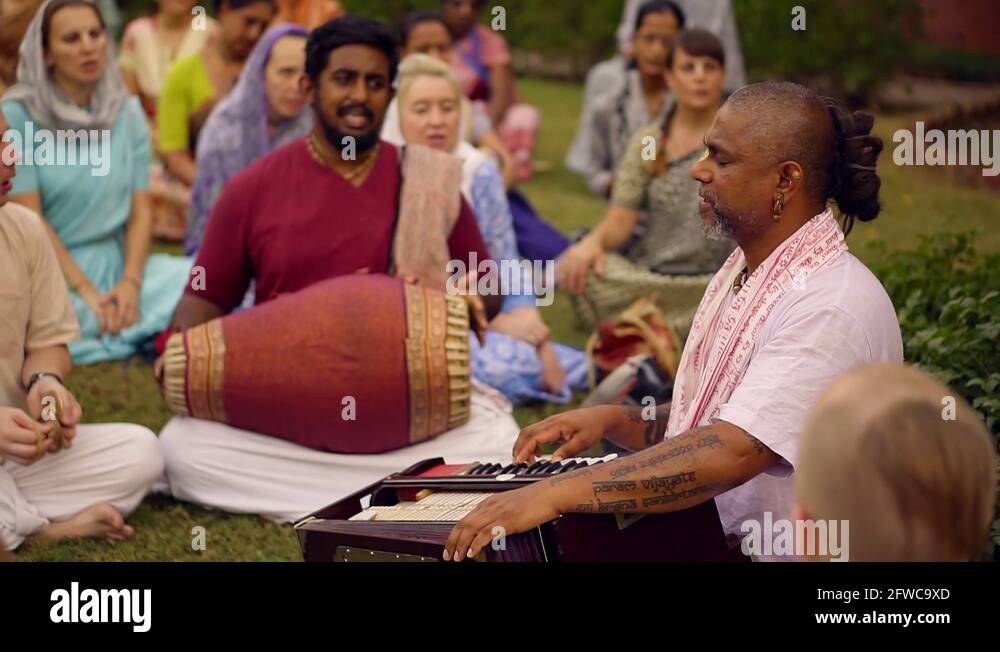 Western hare krishna devotees Stock Videos & Footage - HD and 4K Video ... Western hare krishna devotees Stock Videos & Footage - HD and 4K Video ...