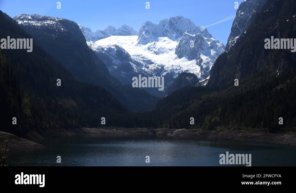 Gosausee with view to the dachstein Stock Videos & Footage - HD and 4K ...
