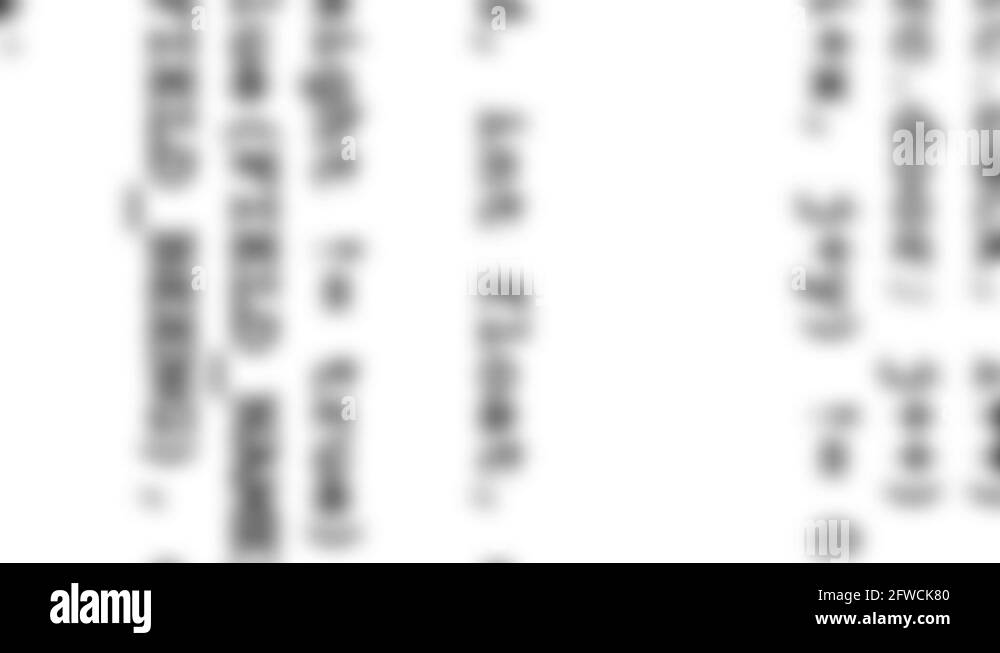 Rows of computer code disappearing in distance Stock Video Footage - Alamy