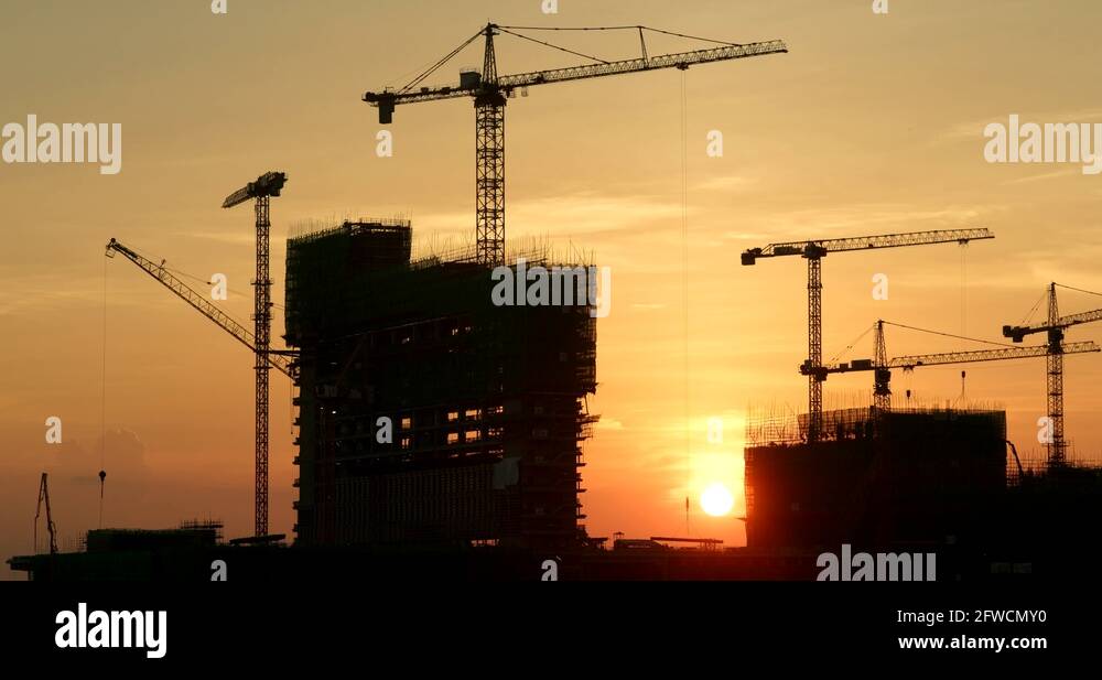 Sunset construction Stock Videos & Footage - HD and 4K Video Clips - Alamy