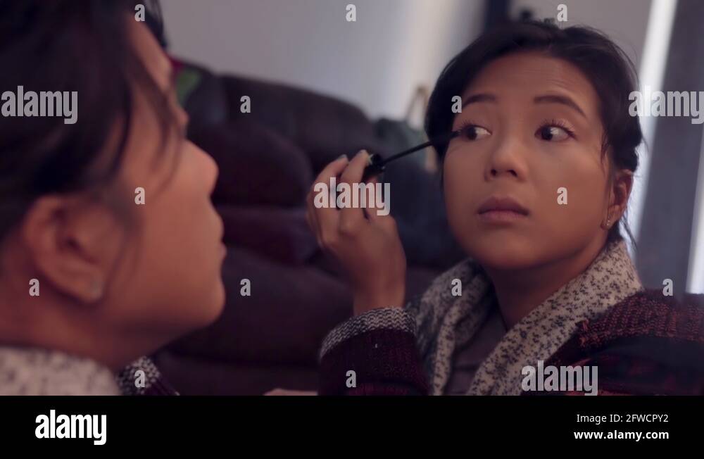 Girl putting on mascara Stock Videos & Footage - HD and 4K Video Clips ...
