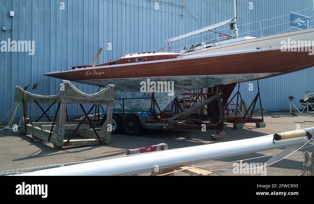 Sailboat dry dock maintenance Stock Videos & Footage - HD and 4K Video ...