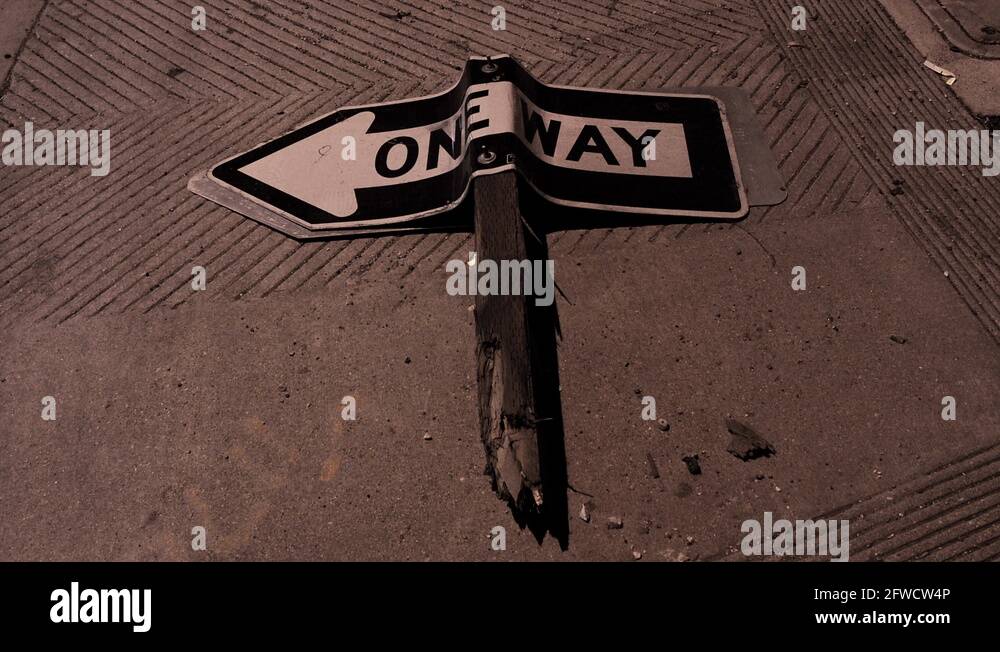Broken traffic sign Stock Videos & Footage - HD and 4K Video Clips - Alamy
