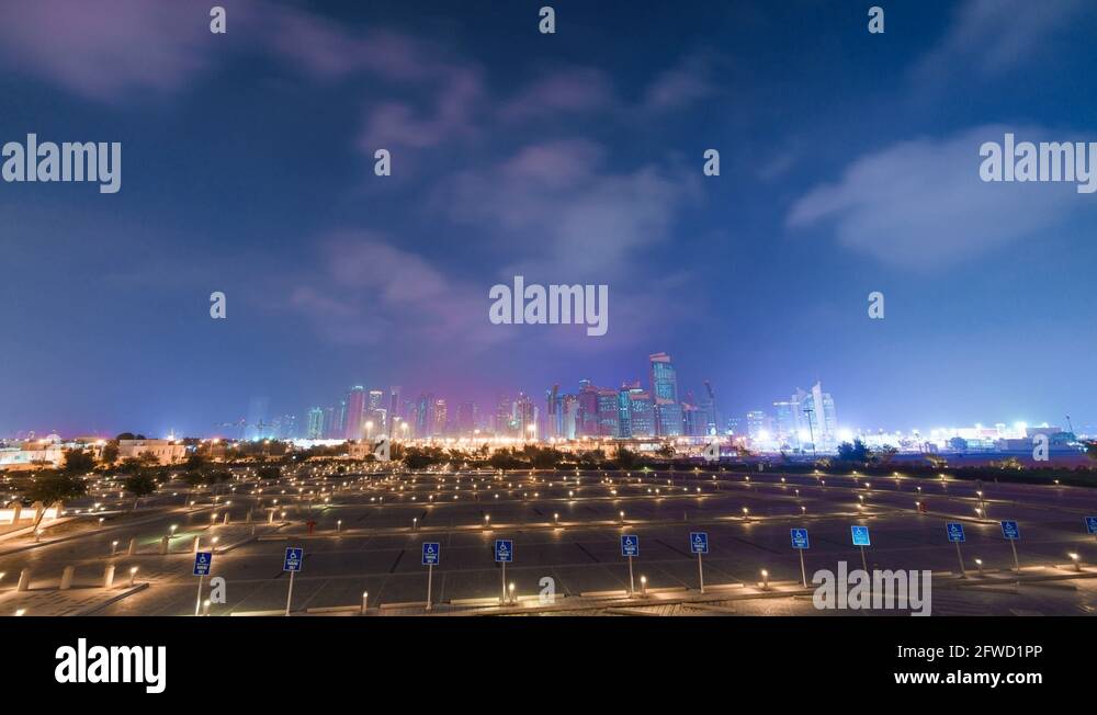 Doha night view Stock Videos & Footage - HD and 4K Video Clips - Alamy