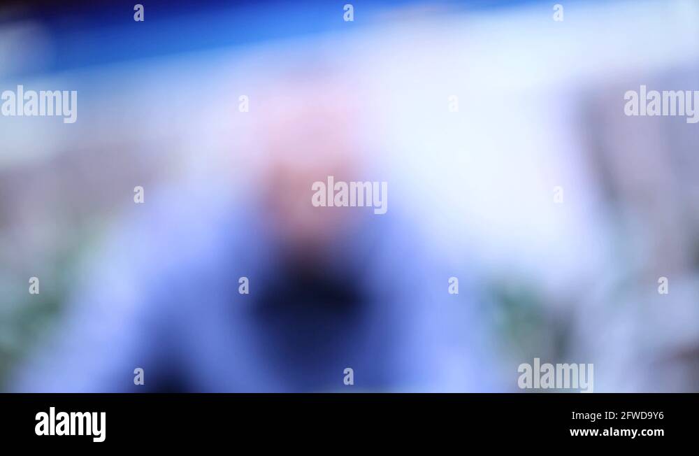 Blurred tv screen with changing channels background Stock Video Footage ...