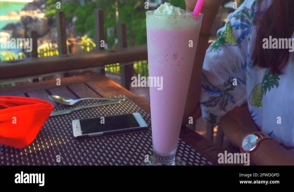 Girl drinking milk shake Stock Videos & Footage - HD and 4K Video Clips ...