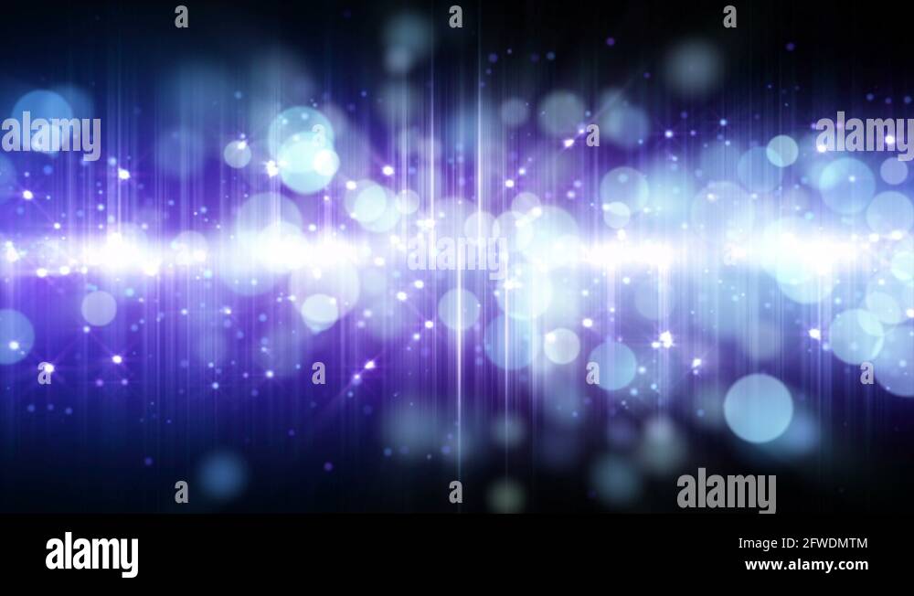 Abstract animation background shining light rays waves particles bokeh ...