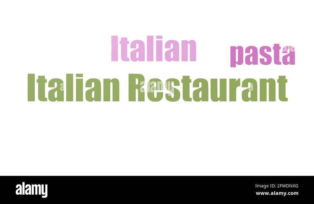 Restaurant word cloud Stock Videos & Footage - HD and 4K Video Clips ...