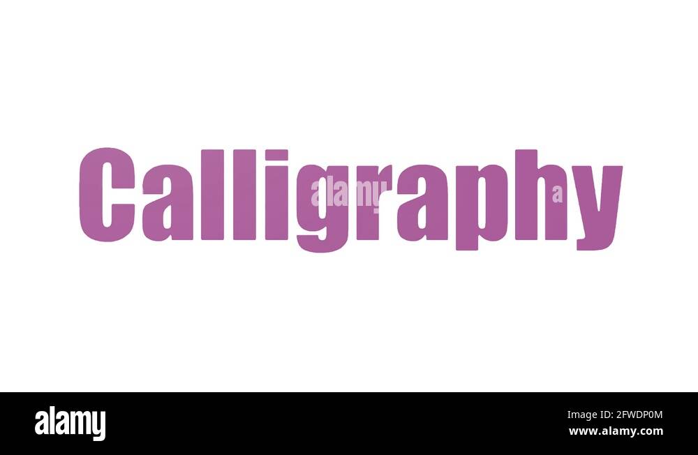 Animated calligraphy Stock Videos & Footage - HD and 4K Video Clips - Alamy