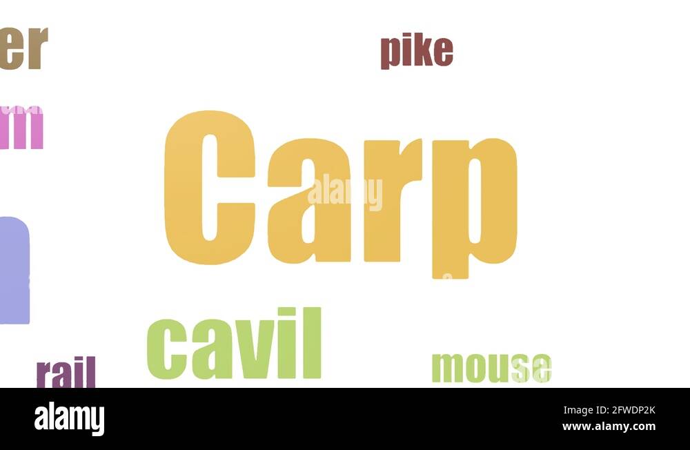 Carp word Stock Videos & Footage - HD and 4K Video Clips - Alamy