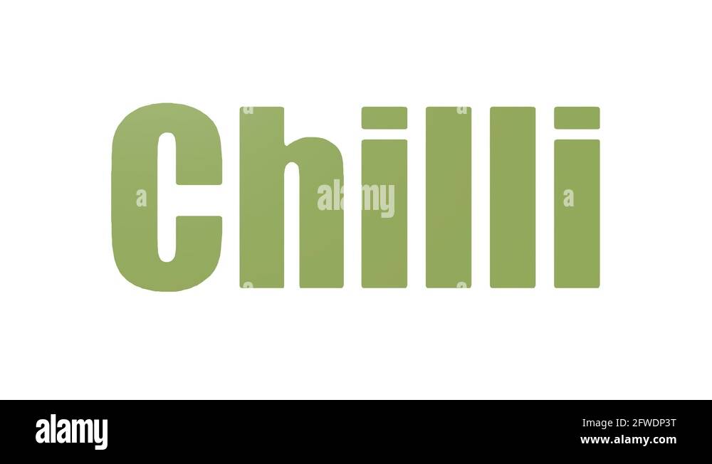 Chilli Word Cloud Animated Isolated Stock Video Footage - Alamy