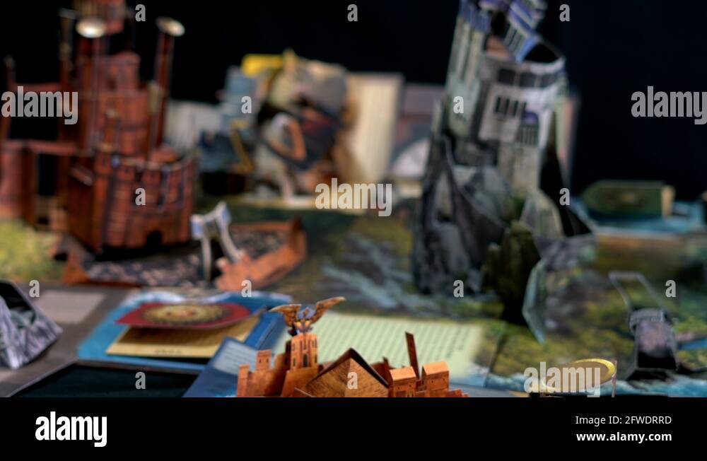 HBO authorized pop up map of Game of Thrones, Westeros, handheld detail ...