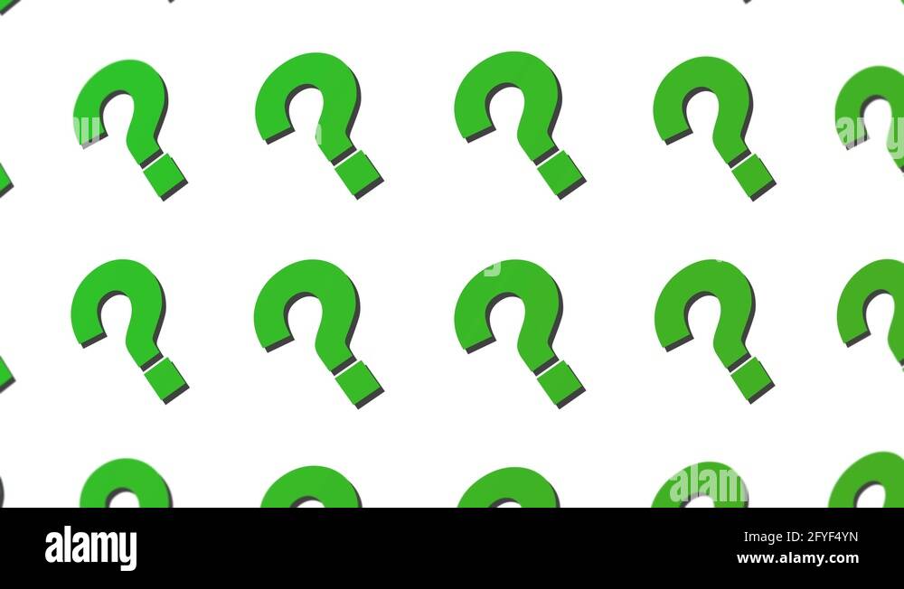 question mark background motion loop Stock Video Footage - Alamy