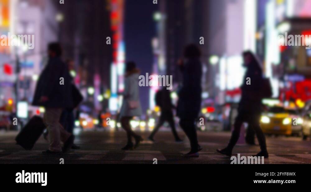 Walking street by night Stock Videos & Footage - HD and 4K Video Clips ...