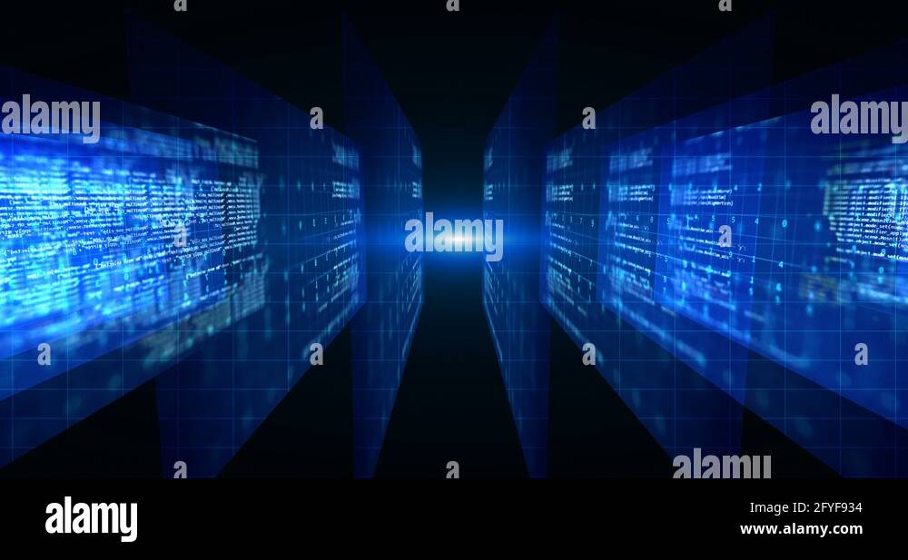 looping footage of Programming code abstract technology background ... looping footage of Programming code abstract technology background ...
