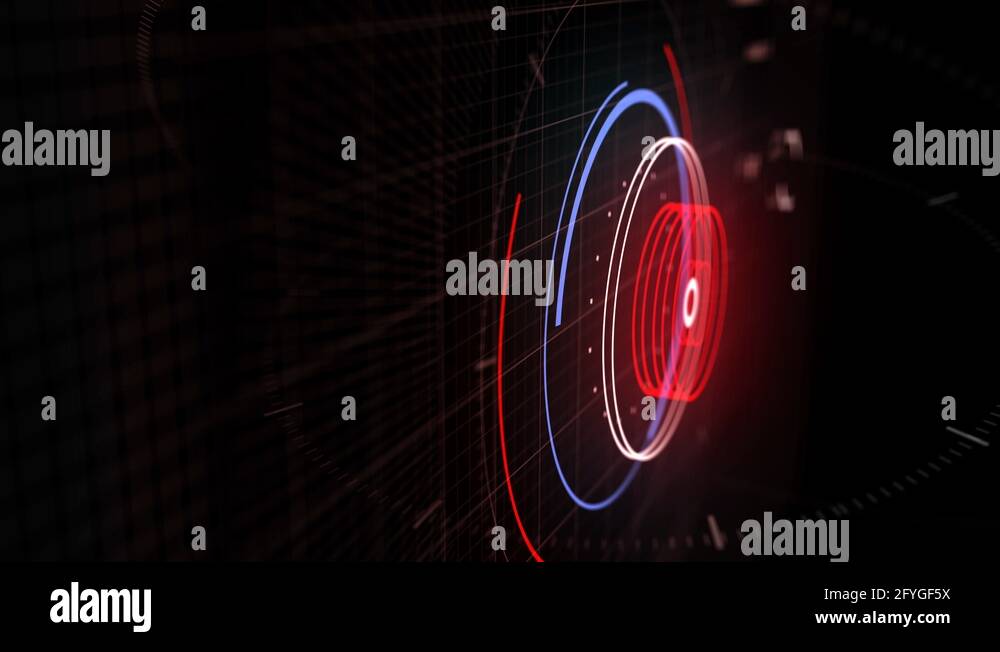 4k 3D Futuristic Digital Technology Animation Stock Video Footage - Alamy