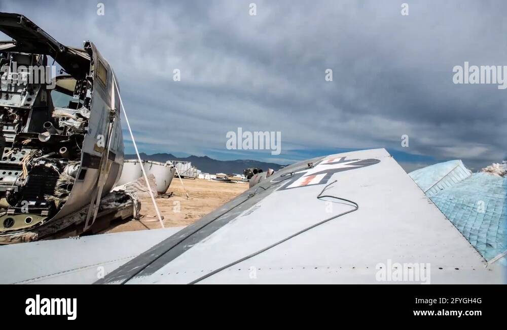 Retired military aircraft at Davis–Monthan Air Force Base - 2017 Stock ...