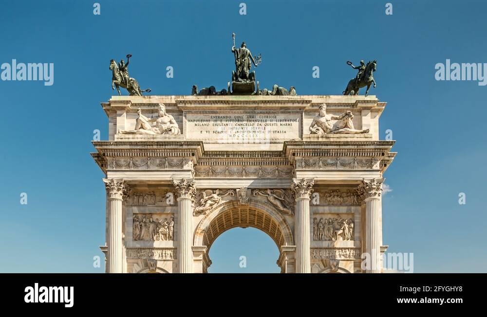 Neoclassical triumphal arch Stock Videos & Footage - HD and 4K Video ...