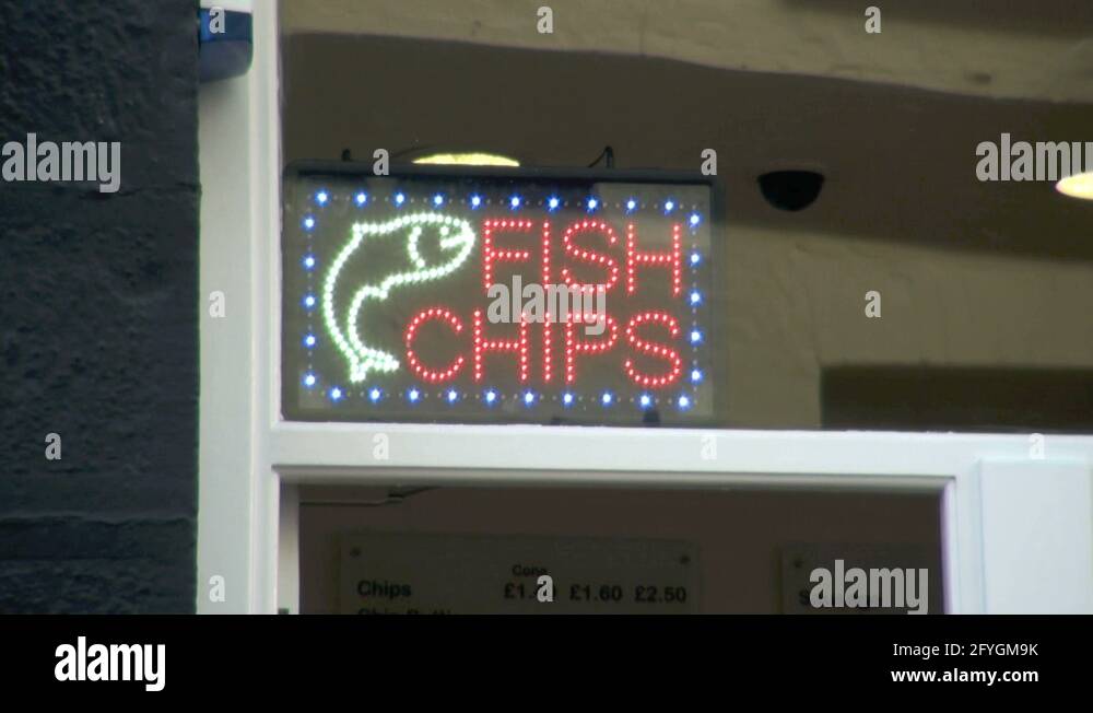 Traditional chips sign Stock Videos & Footage - HD and 4K Video Clips ...