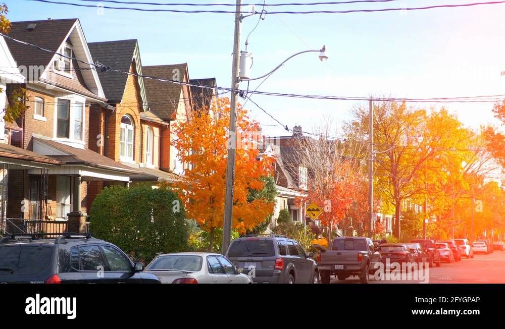 Street with yellow houses Stock Videos & Footage - HD and 4K Video ...