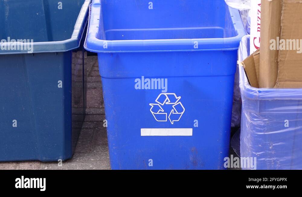 Blue box recycling Stock Videos & Footage - HD and 4K Video Clips - Alamy