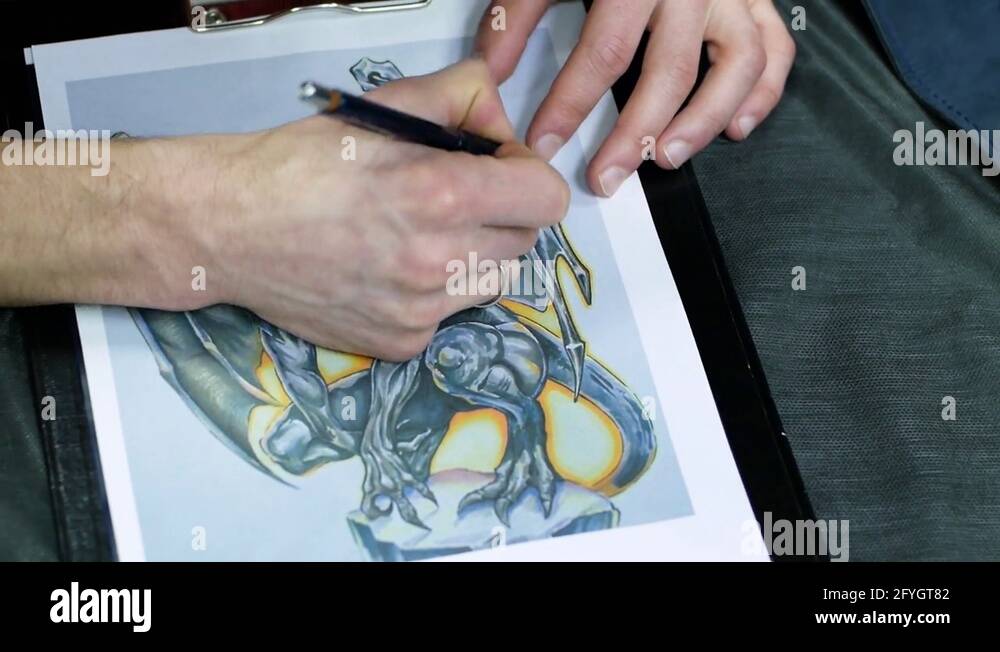 Draw dragon Stock Videos & Footage - HD and 4K Video Clips - Alamy
