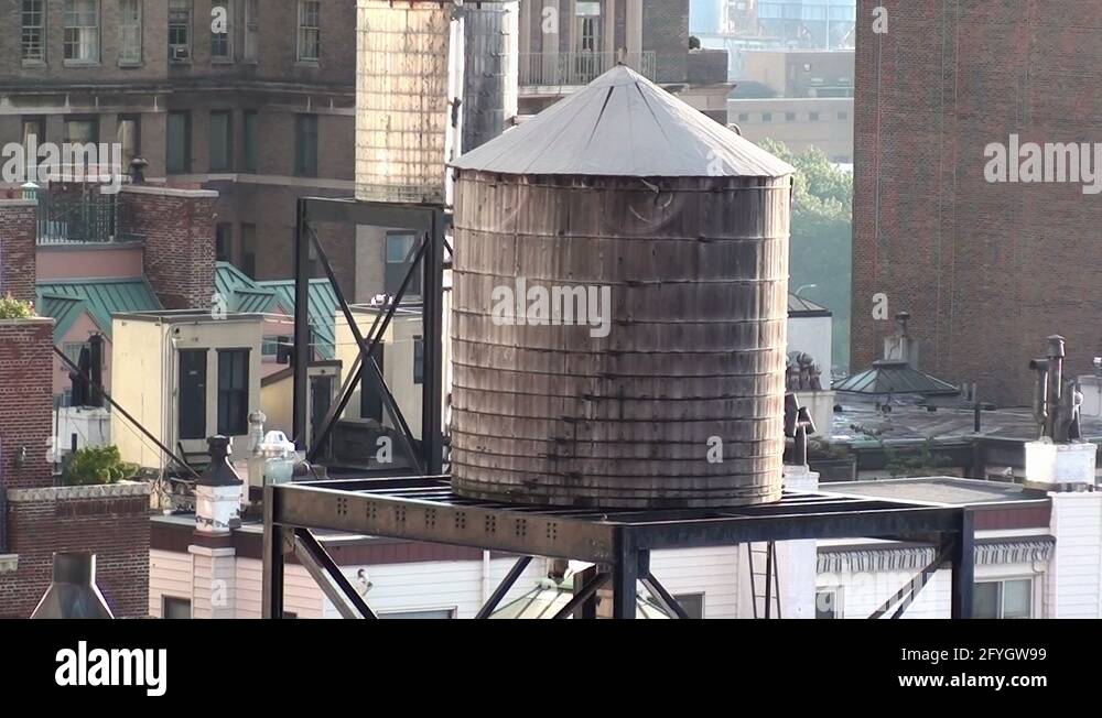 City rooftop water tank Stock Videos & Footage - HD and 4K Video Clips ...