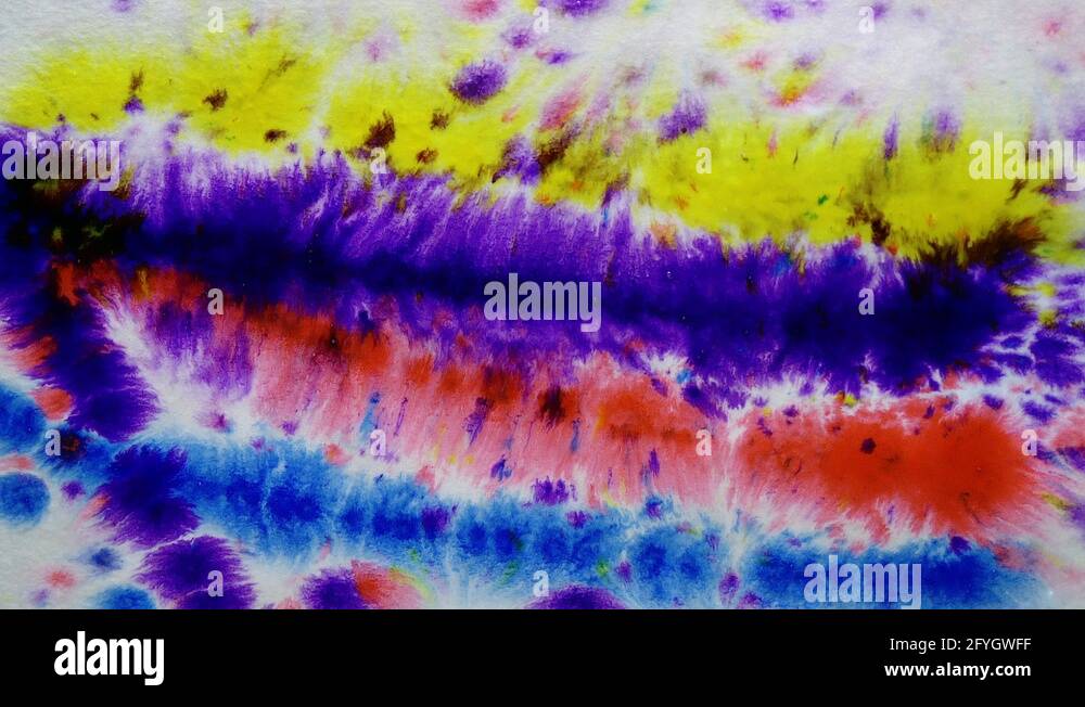 Slow motion paint splash in multi mixing colors Stock Video Footage - Alamy