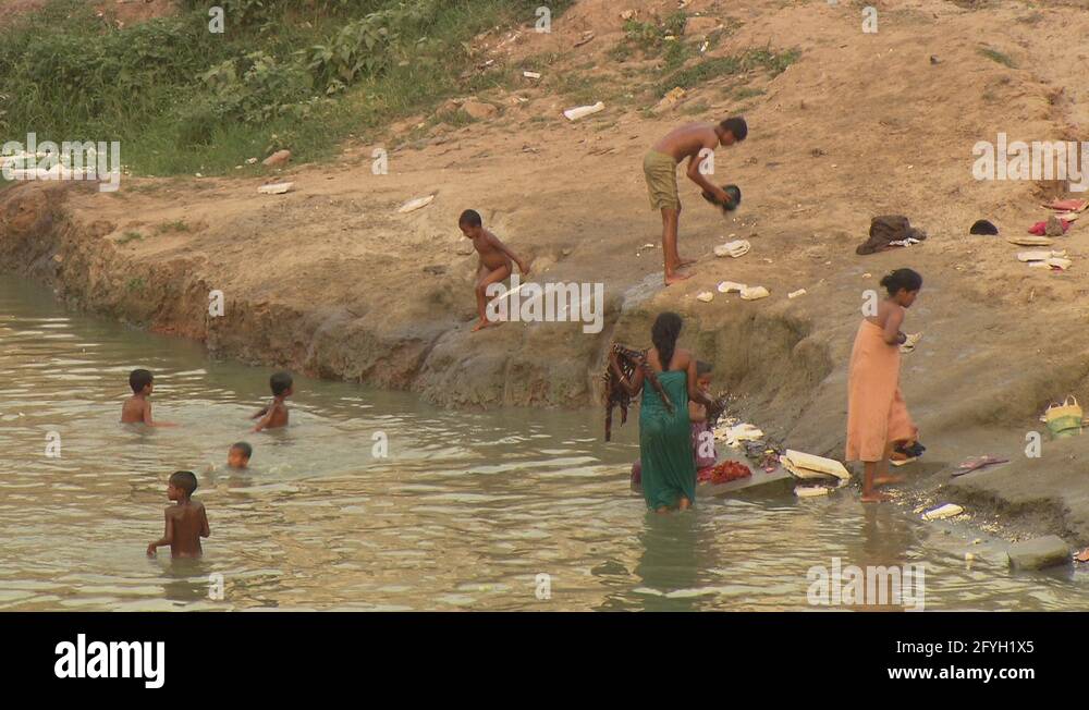 People bathing in river Stock Videos & Footage - HD and 4K Video Clips ...