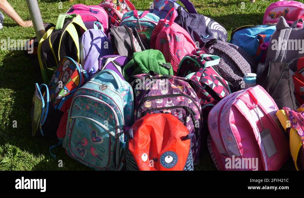 School backpacks Stock Videos & Footage - HD and 4K Video Clips - Alamy