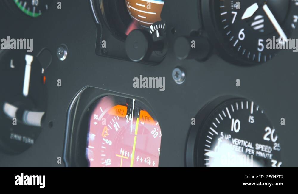 Helicopter cockpit, high-tech dashboard, pilots operating plane Stock ...