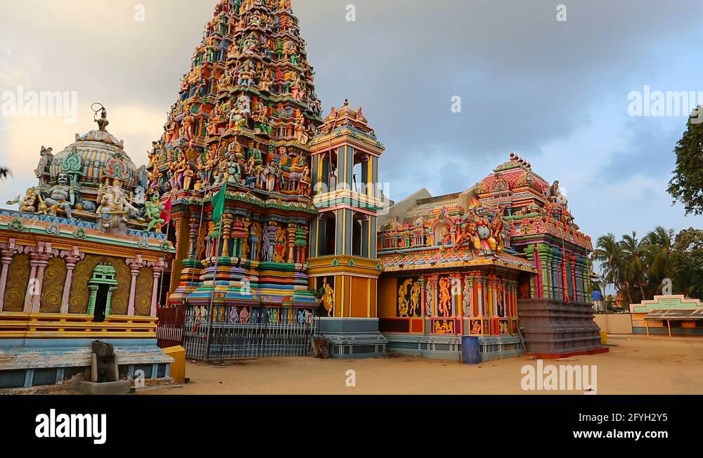 Ancient Hindu Pathirakali Amman temple in Trincomalee, Sri Lanka ...
