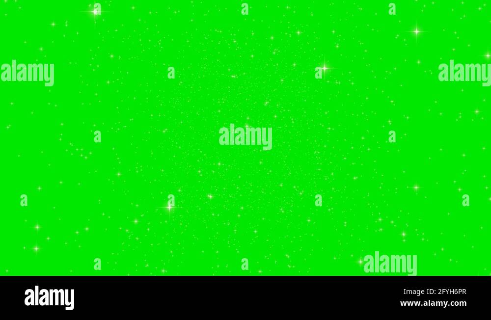 Green Screen Star Field Flying Through Space Alpha Channel Stock Video ...