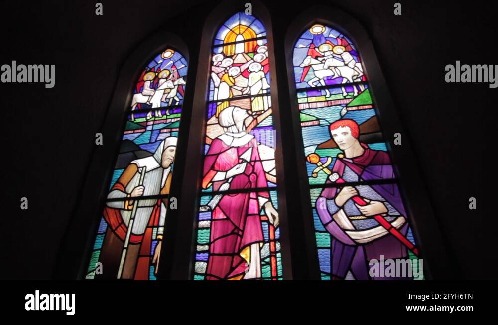 Artistic stained glass window Stock Videos & Footage - HD and 4K Video ...