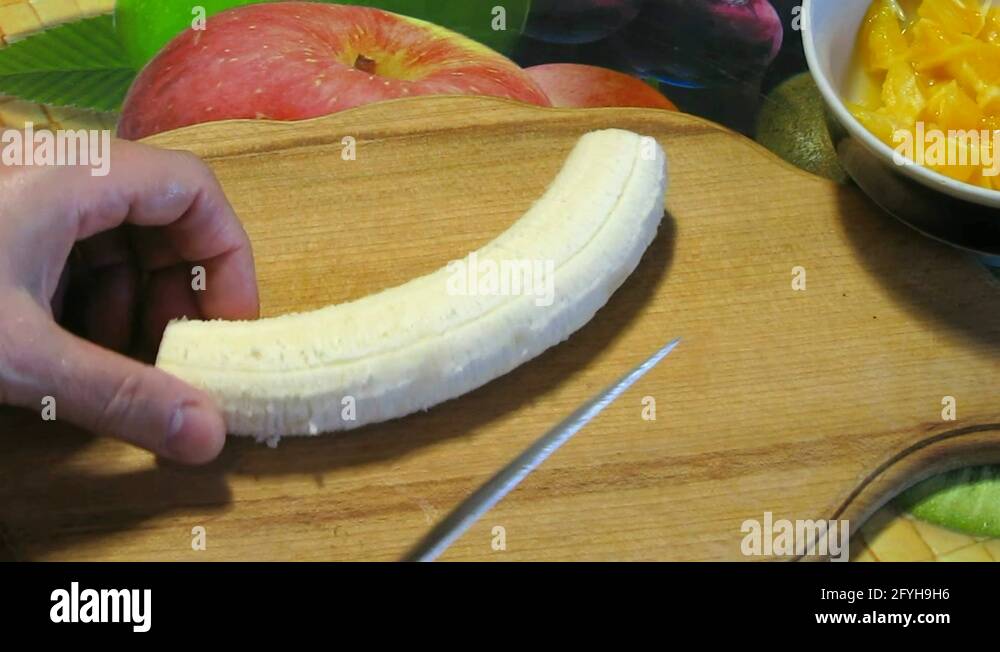 Banana chopping Stock Videos & Footage - HD and 4K Video Clips - Alamy