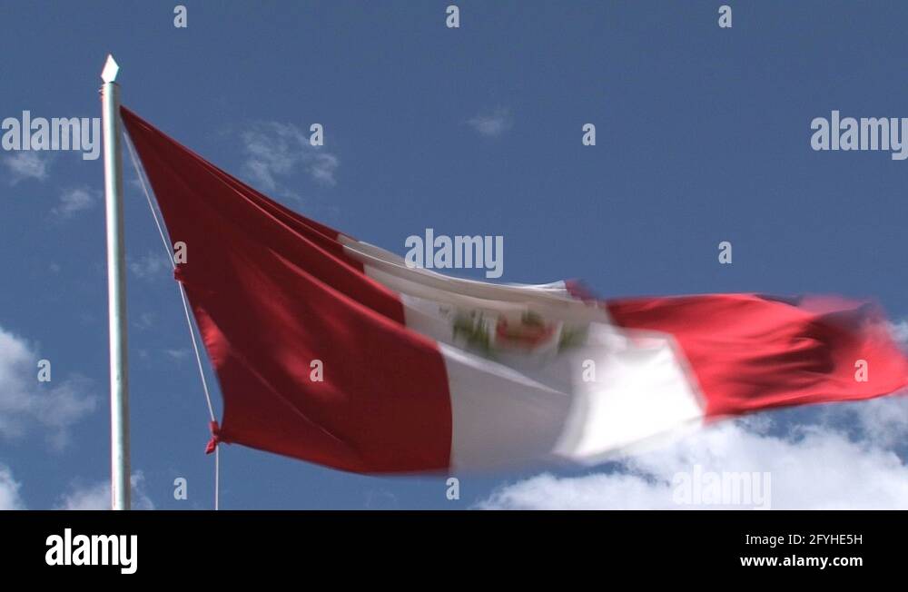 Peruvian flag Stock Videos & Footage - HD and 4K Video Clips - Alamy
