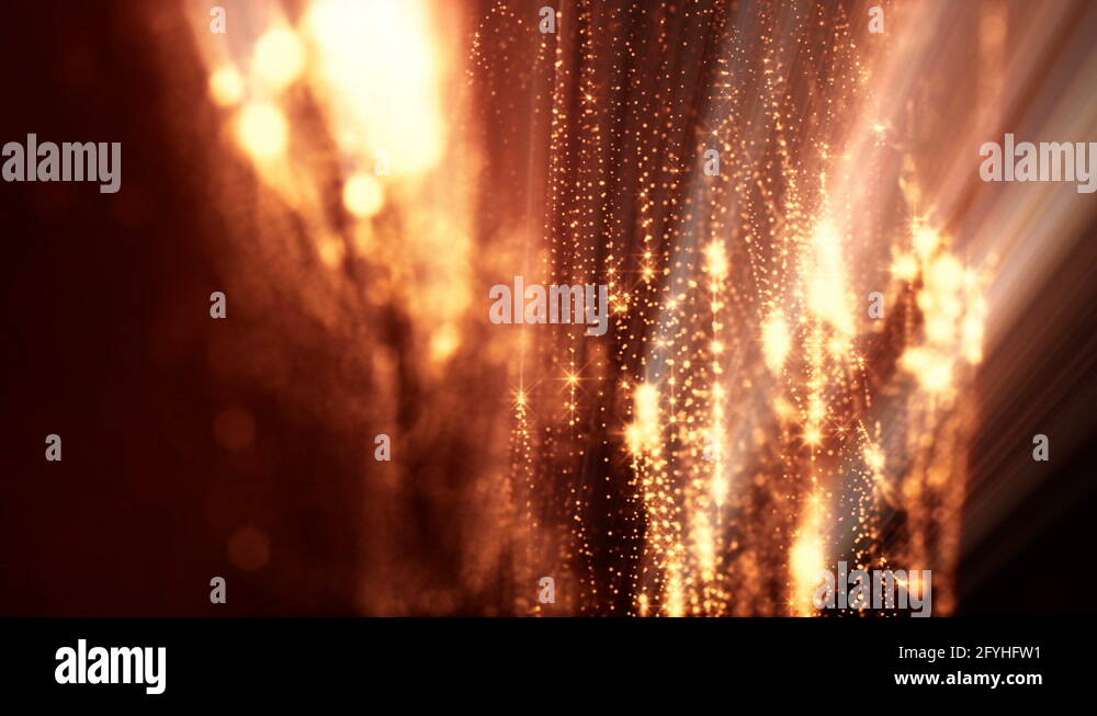 3d loop abstract animation with beautiful light effects of glow particles with Stock Video ...