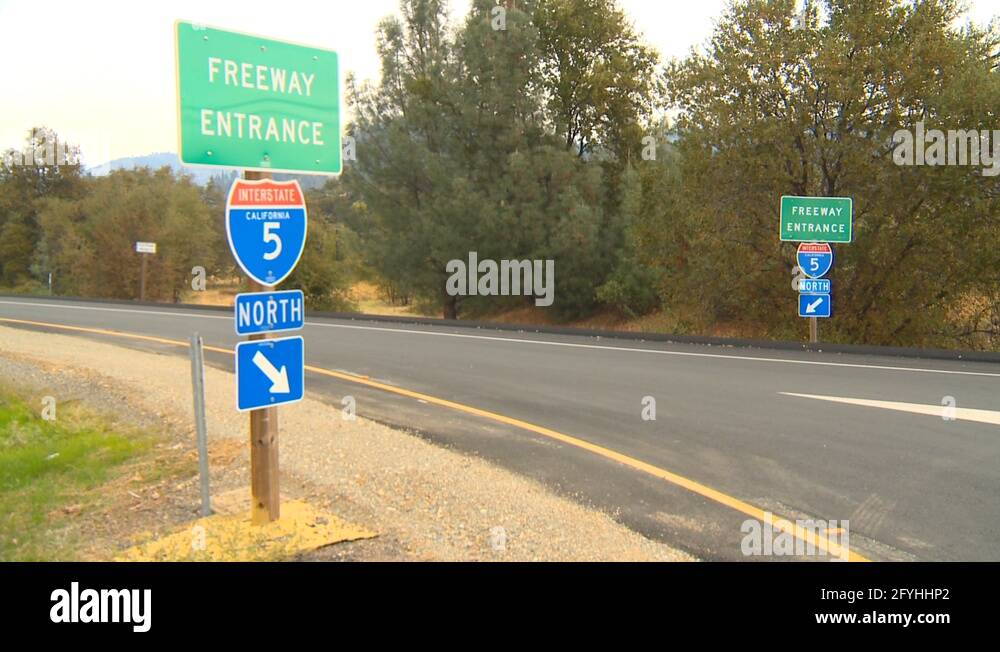 California freeway entrance Stock Videos & Footage - HD and 4K Video ...