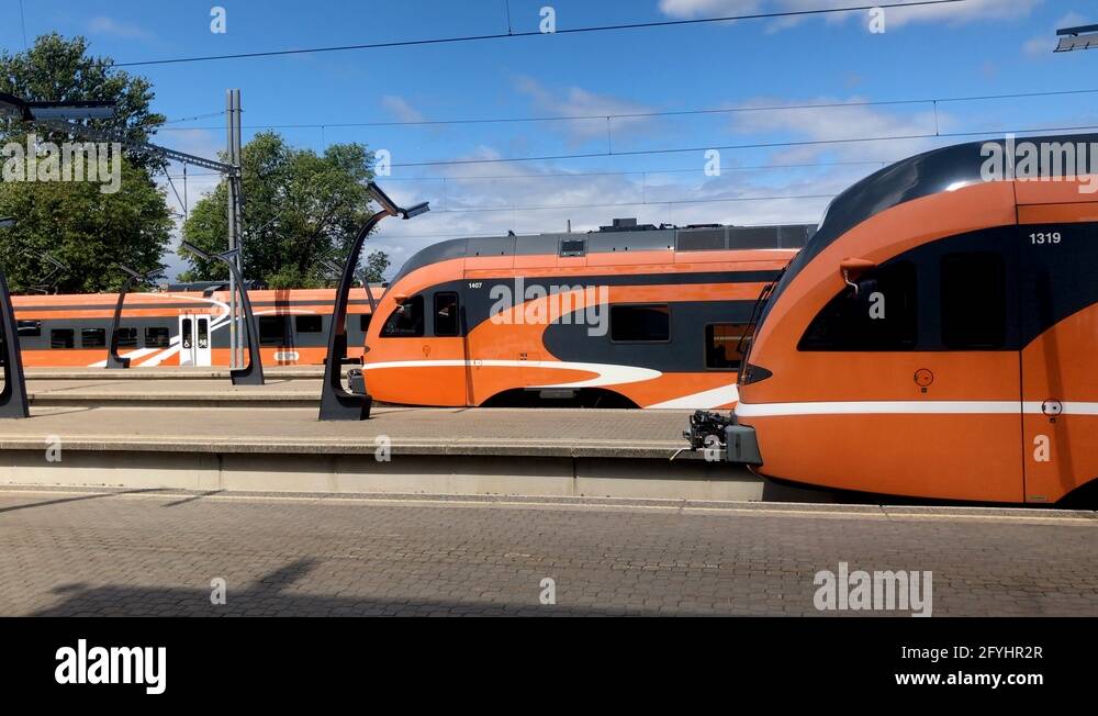 Orange trains Stock Videos & Footage - HD and 4K Video Clips - Alamy
