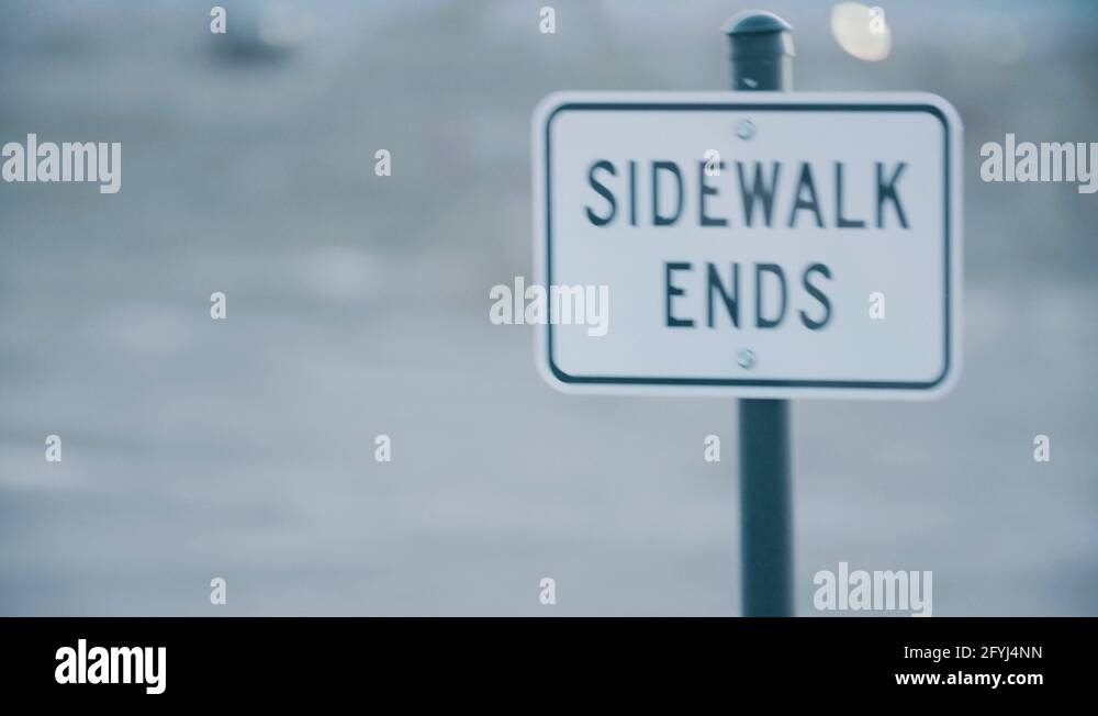 Traffic sign warning road ends Stock Videos & Footage - HD and 4K Video ...